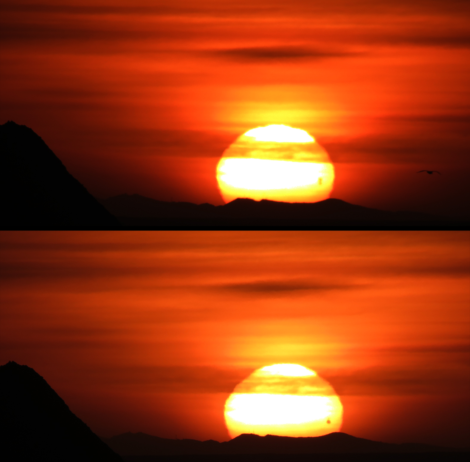 Huge sunspot pointed at Earth. "There will be signs in the sun moon and ...