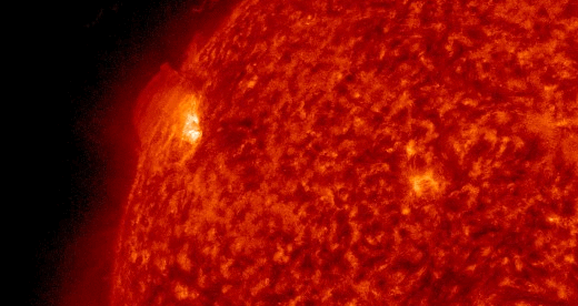 Sun emits large X 1.9 solar flare – OUR STRANGE SKIES